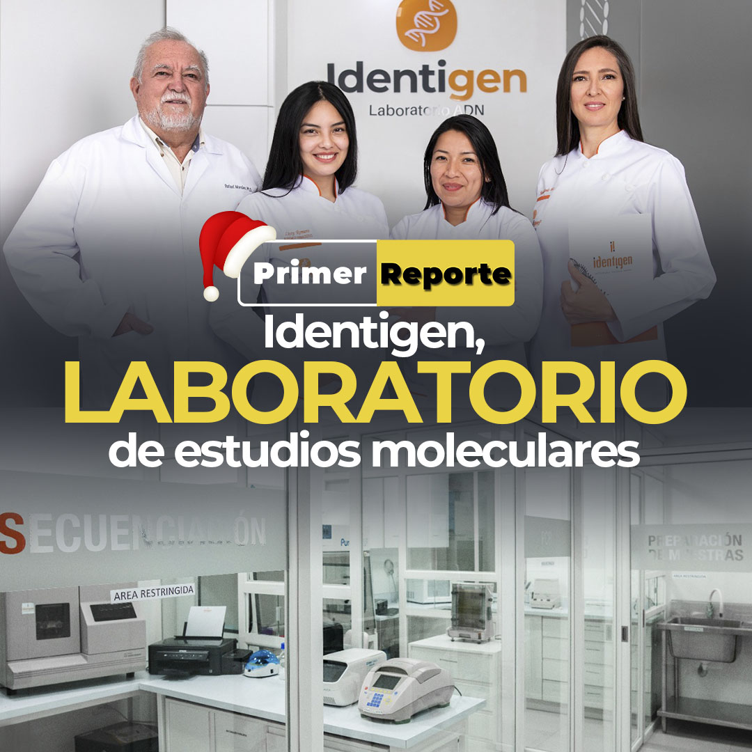 Identigen, Laboratorio de estudios moleculares – Primer Reporte