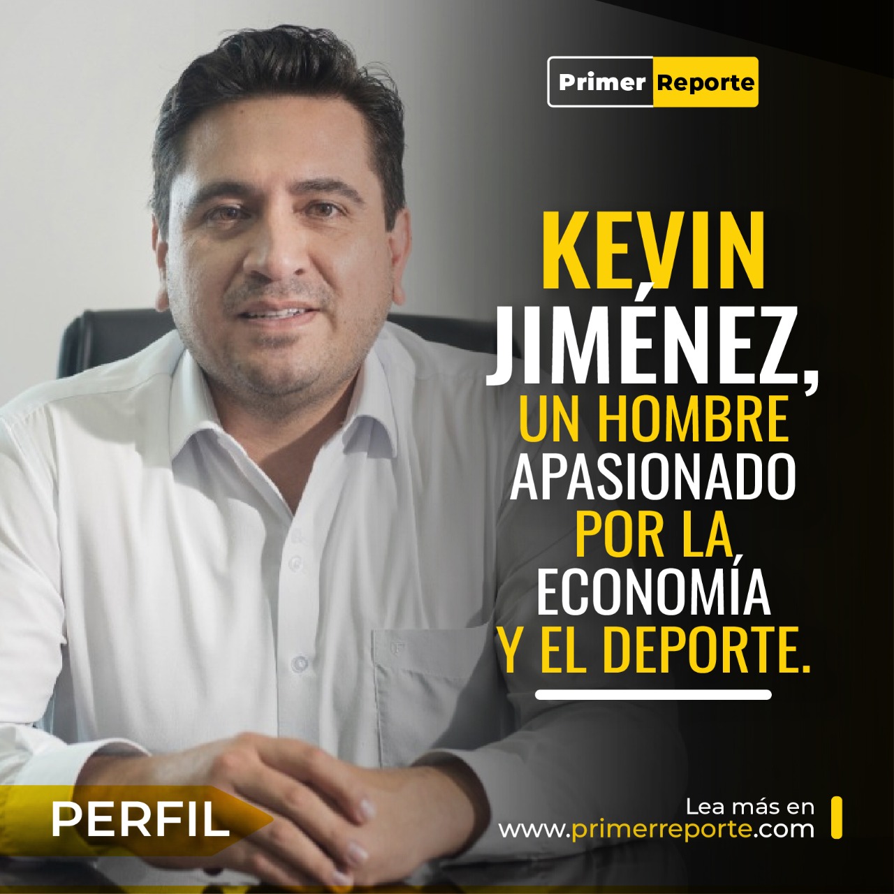 Kevin Jiménez, un hombre apasionado por la economía y el deporte ...