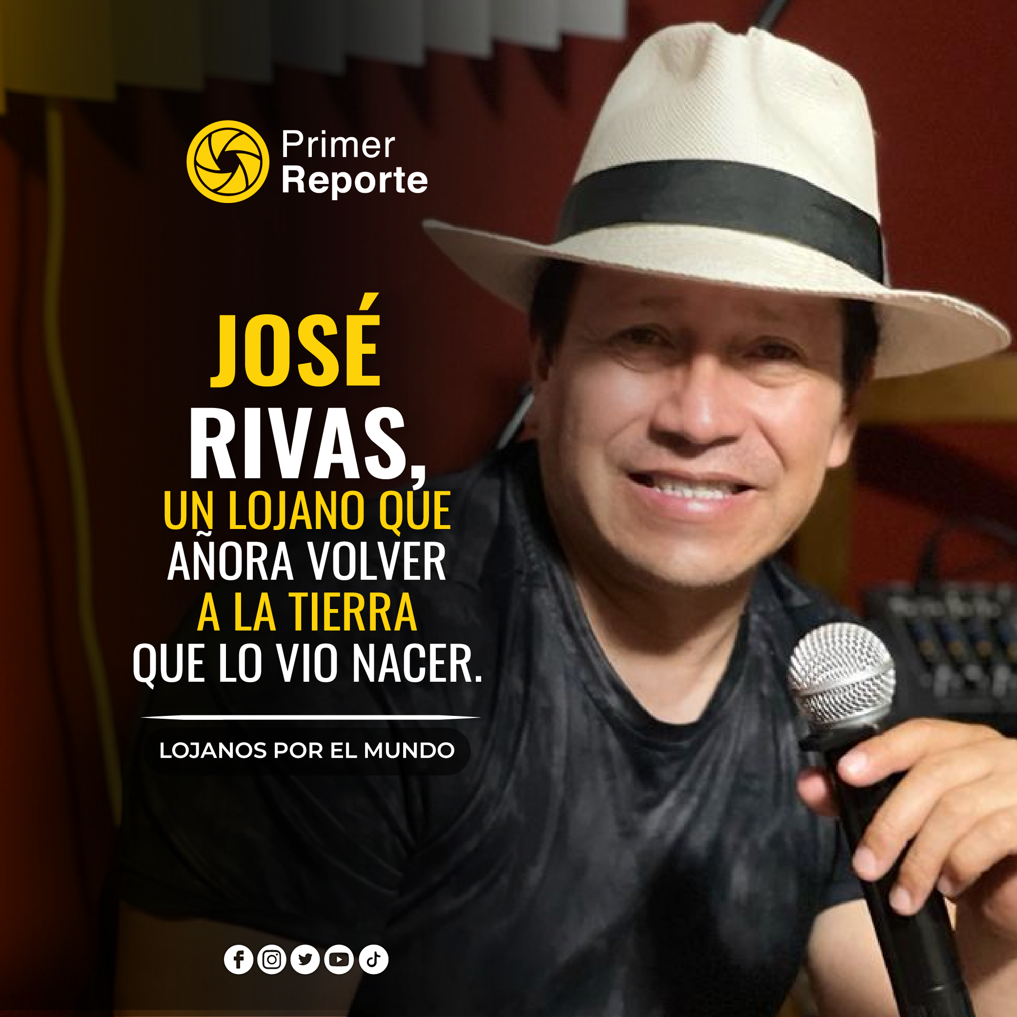 José Rivas, un lojano que añora volver a la tierra que lo vio nacer. – Primer Reporte