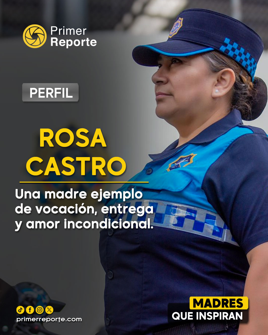 Rosa Elena Castro Macas: La fuerza de tres generaciones y el orgullo del uniforme – Primer Reporte